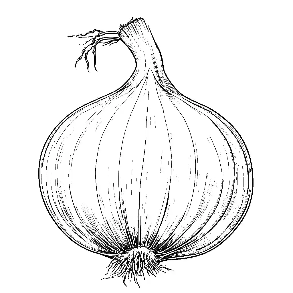 Kolorowanka z Cebulą 🎨 Magia Kolorowanek